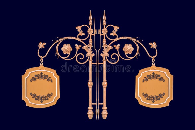 Wrought Iron Signs Vintage Stock Illustrations – 150 Wrought Iron Signs ...