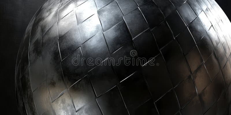 Steel Spherical Carbon Textures Featuring Sleek, Metallic Patterns. a ...