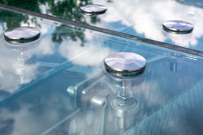 Steel Spider for Fixing a Glass Structure, Architectural Elements ...