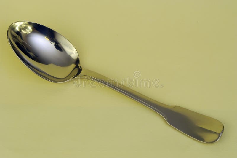 Steel spoon stock image. Image of food, tool, stainless - 18143549