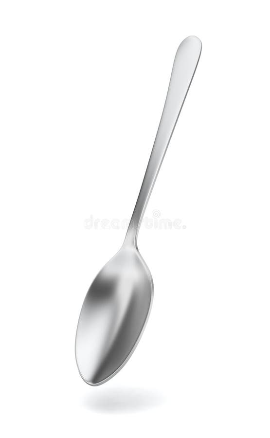 Steel spoon stock illustration. Illustration of diner - 38098857