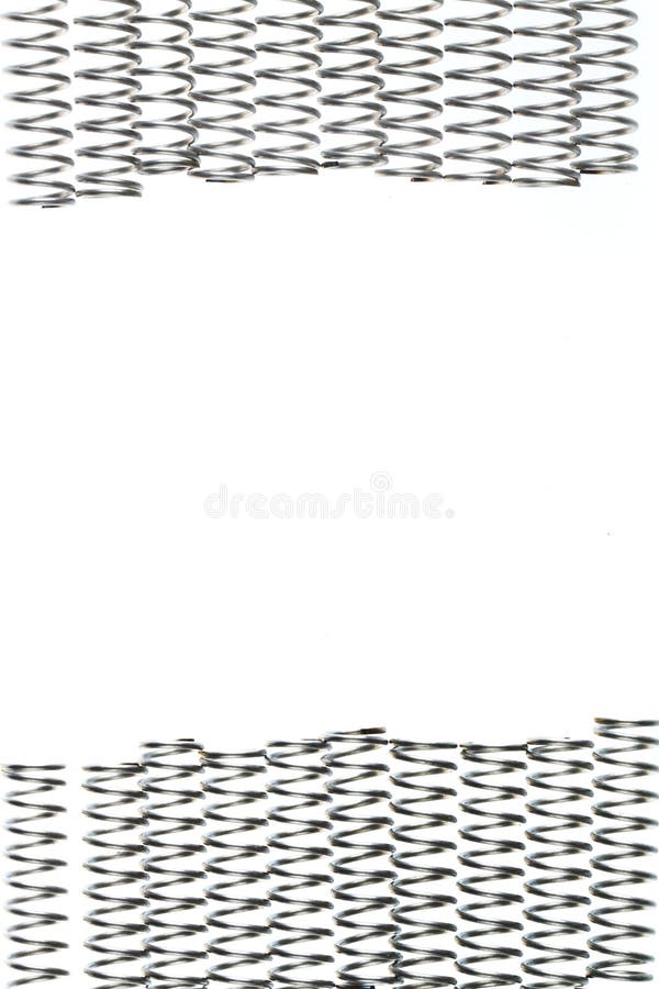 Steel Spring Frame stock image. Image of steel, coil - 36369759