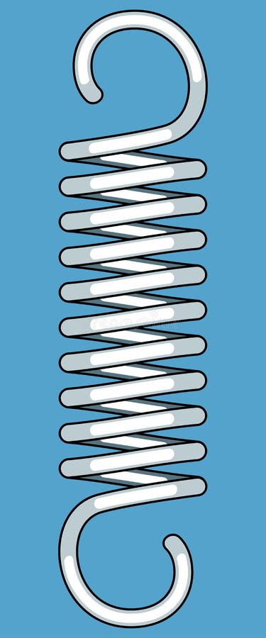 Steel spring icon stock vector. Illustration of spring - 78416622