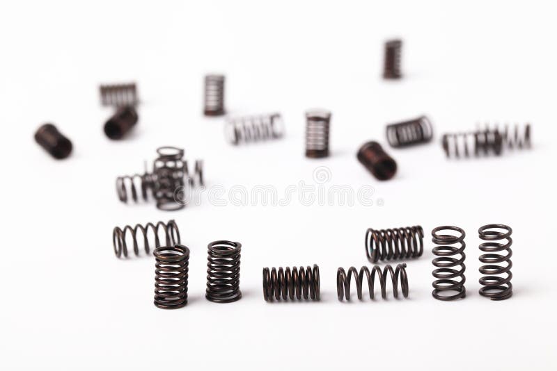 Steel springs stock image. Image of hardend, isolated - 30746399