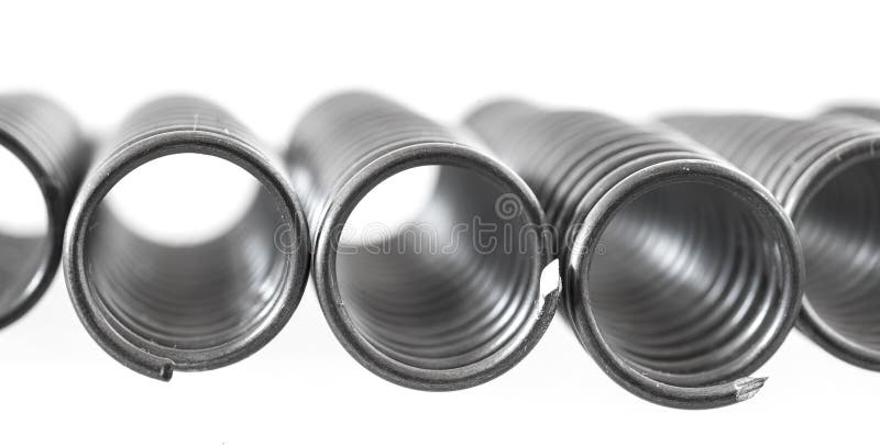 Steel springs stock photo. Image of abstract, shiny, curve - 43129796