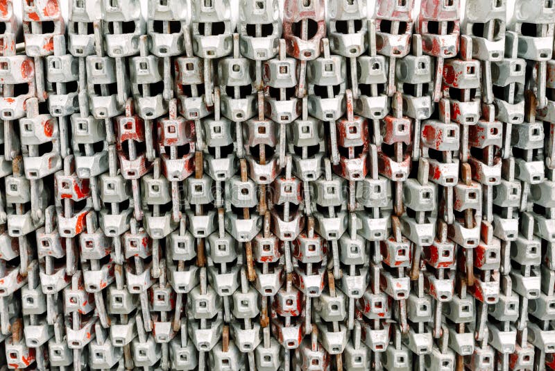 Steel Stack on the Floor in Construction Zone. Stock Photo - Image of ...