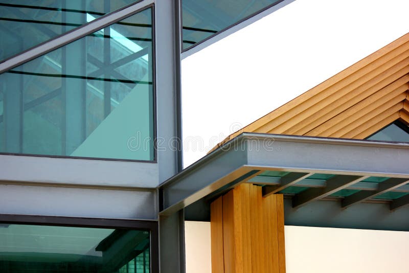 Steel Structure Design of Modern Building . Iron Pattern of ...