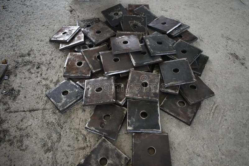 Steel Structural Pipes with Plates in the Workshop . Muscat, Oman ...