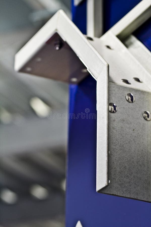Steel Structural Profile for Laying Wires Stock Photo - Image of ...