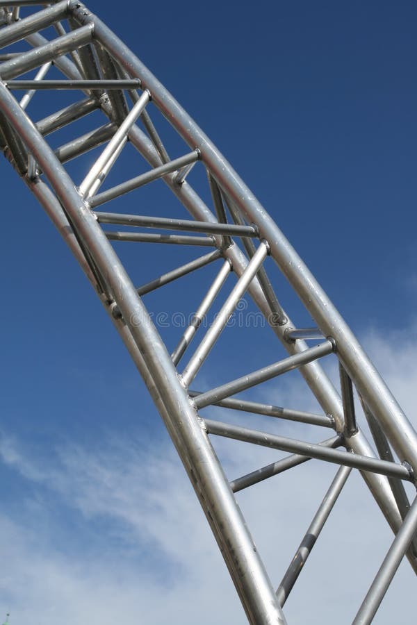 The steel tube structure stock photo. Image of steel, architecture ...