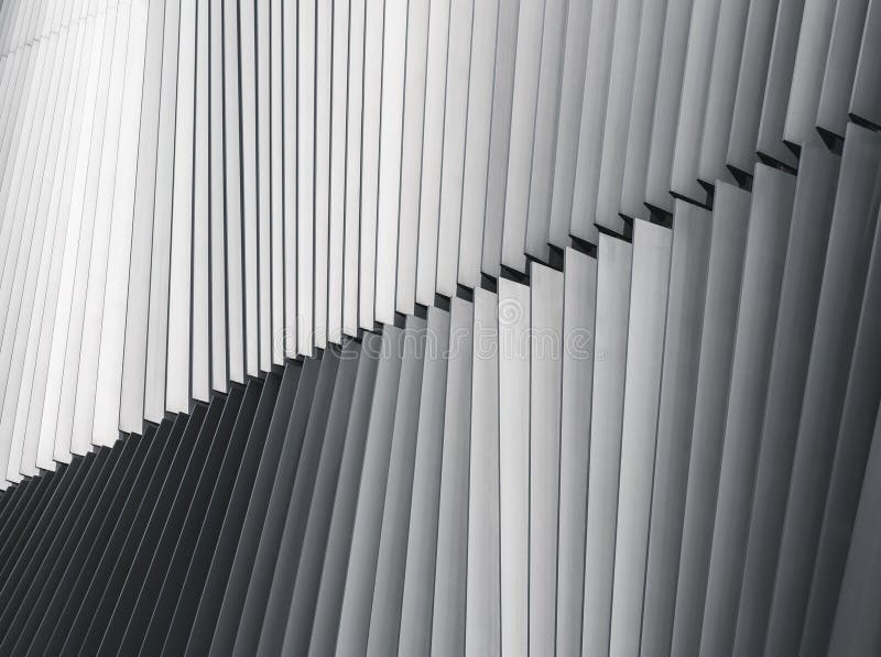 Steel Structure Modern Facade Architecture Detail Stock Image - Image ...