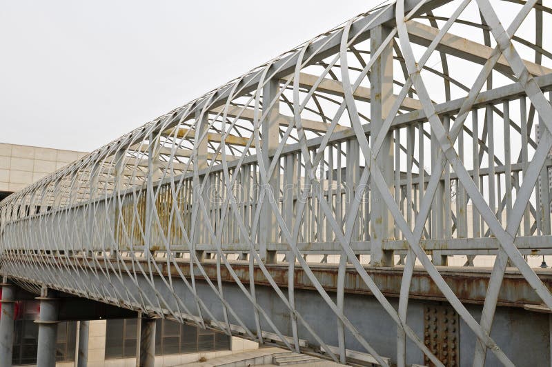 Steel structure building stock image. Image of point - 347448999