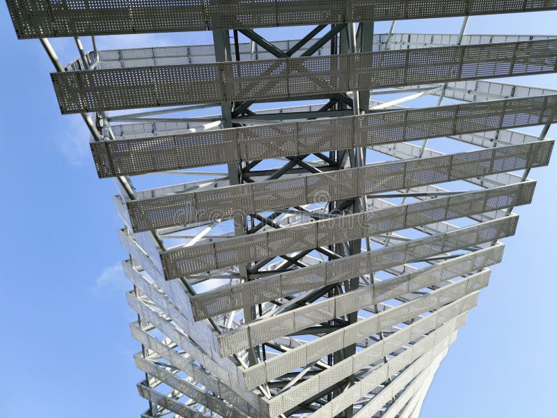 Steel structure ceiling stock photo. Image of hanging - 319205556