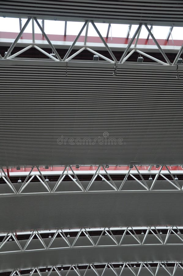 Steel structure ceiling 3 stock image. Image of inside - 33663905