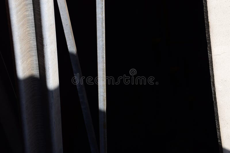 Abstract Composition of Iron Bars Texture in the Sun Light Versus the ...
