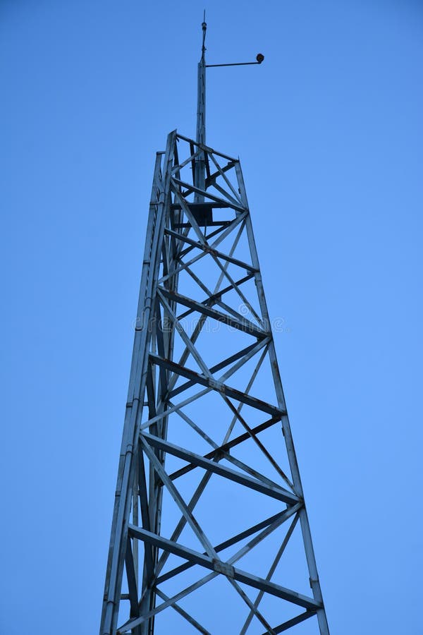 Steel Structure Communications Tower in Pasig, Philippines Editorial ...