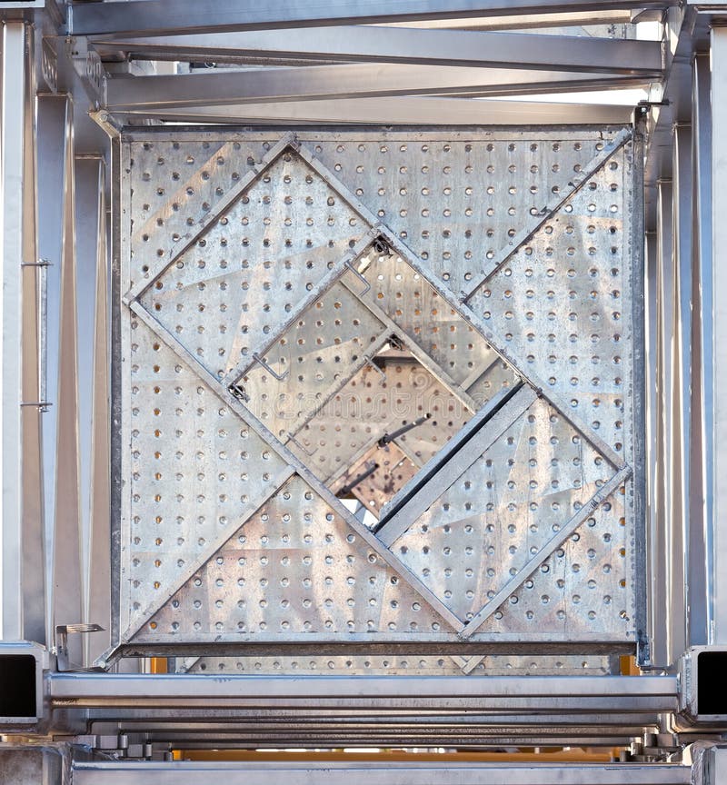 Steel structure detail stock image. Image of construction - 50639003