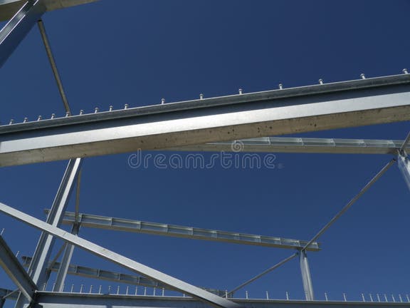 The steel structure stock image. Image of design, exterior - 271372475
