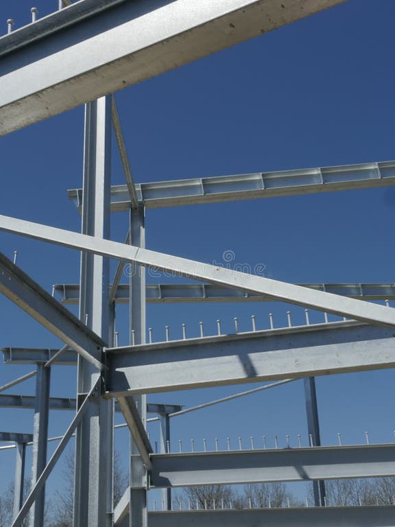 The steel structure stock image. Image of industry, construction - 81949207