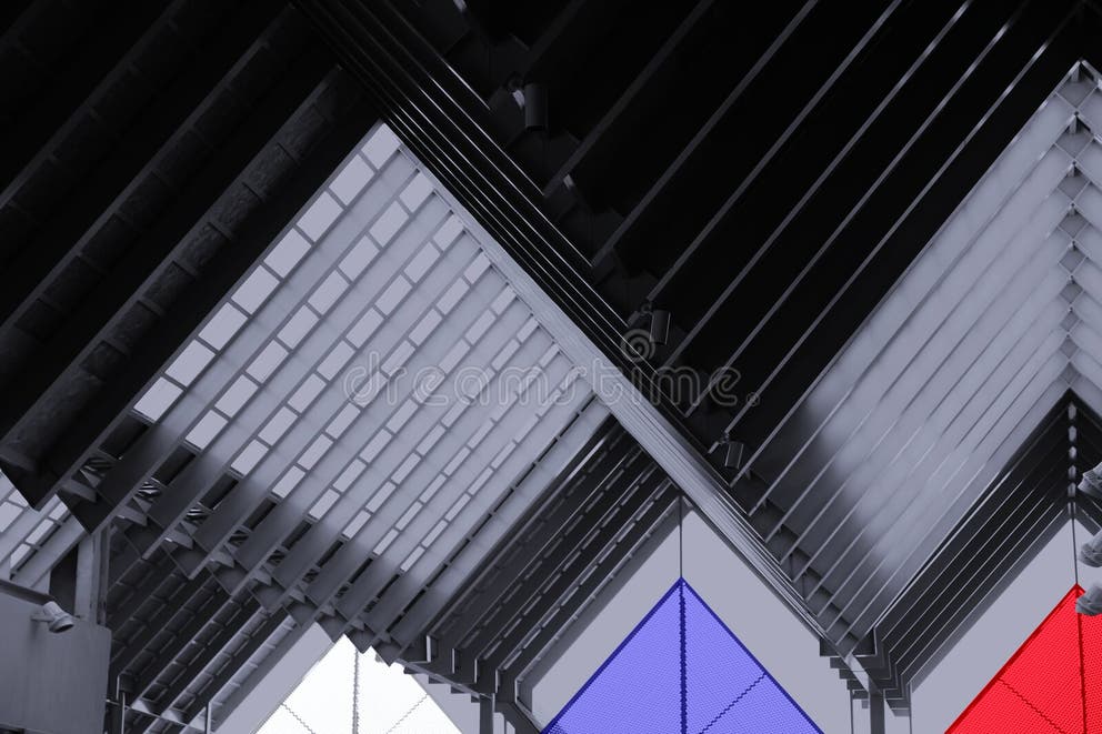 Steel Structure Geometric Shape Triangle Shape Pattern Abstract Minimal ...