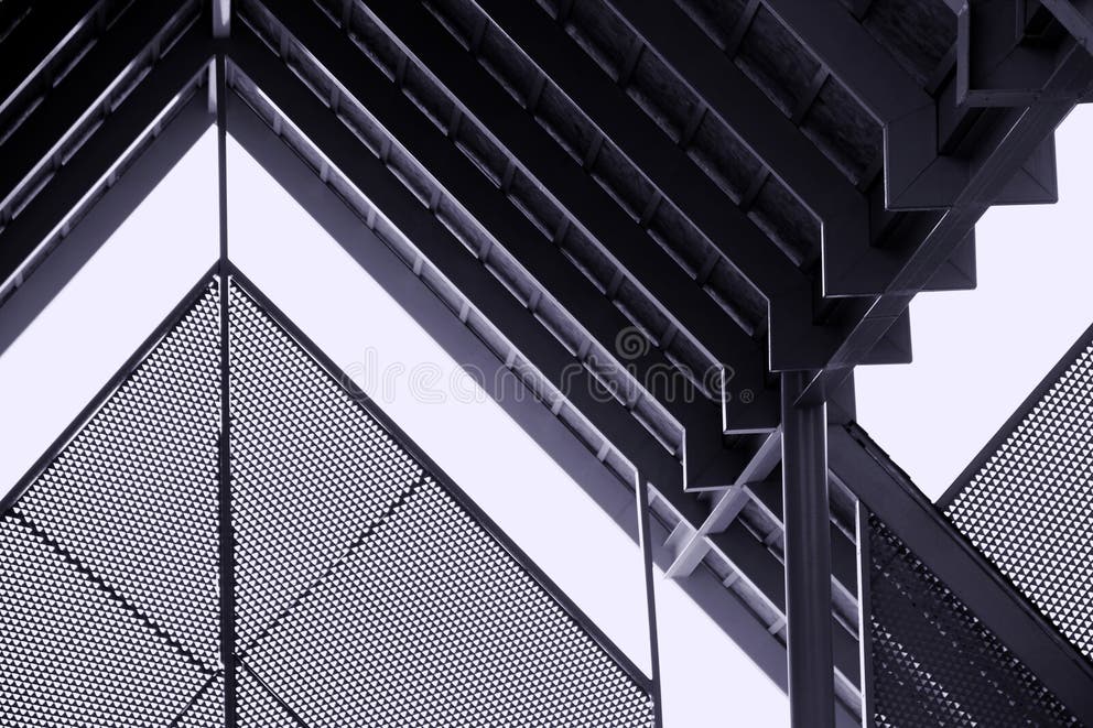 Steel Structure Geometric Shape Triangle Shape Pattern Abstract Minimal ...