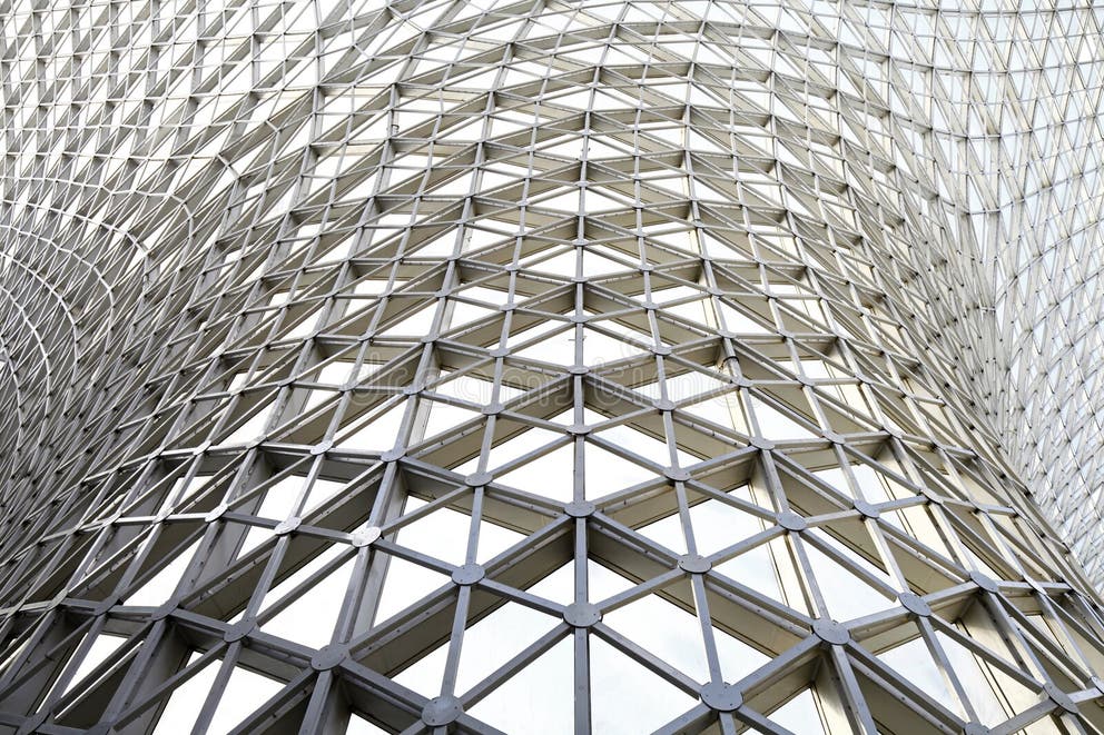 Steel Structure Geometry Construction As the Background Stock Image ...