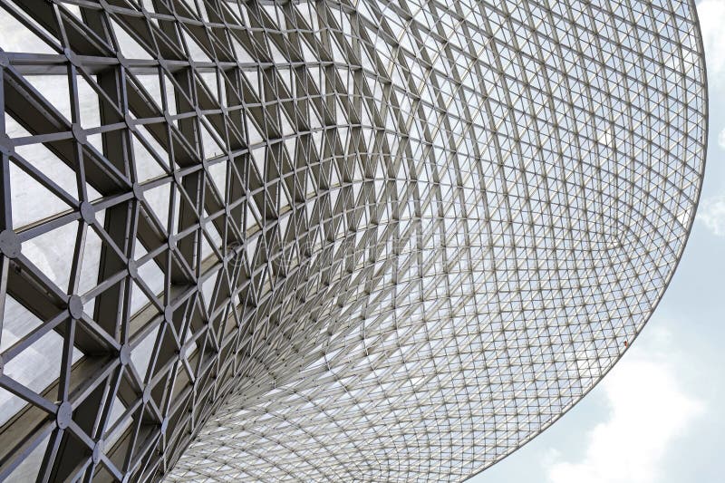 Steel Structure Geometry Construction As the Background Stock Photo ...