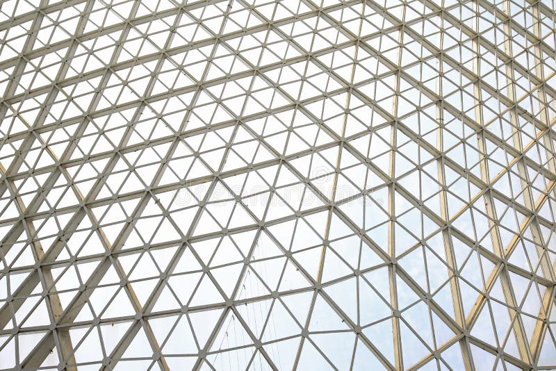 Steel Structure Geometry Construction As the Background Stock Photo ...