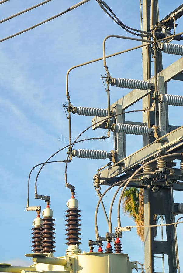 Electrical Grid Power Substation Delivering the Goods To the End ...