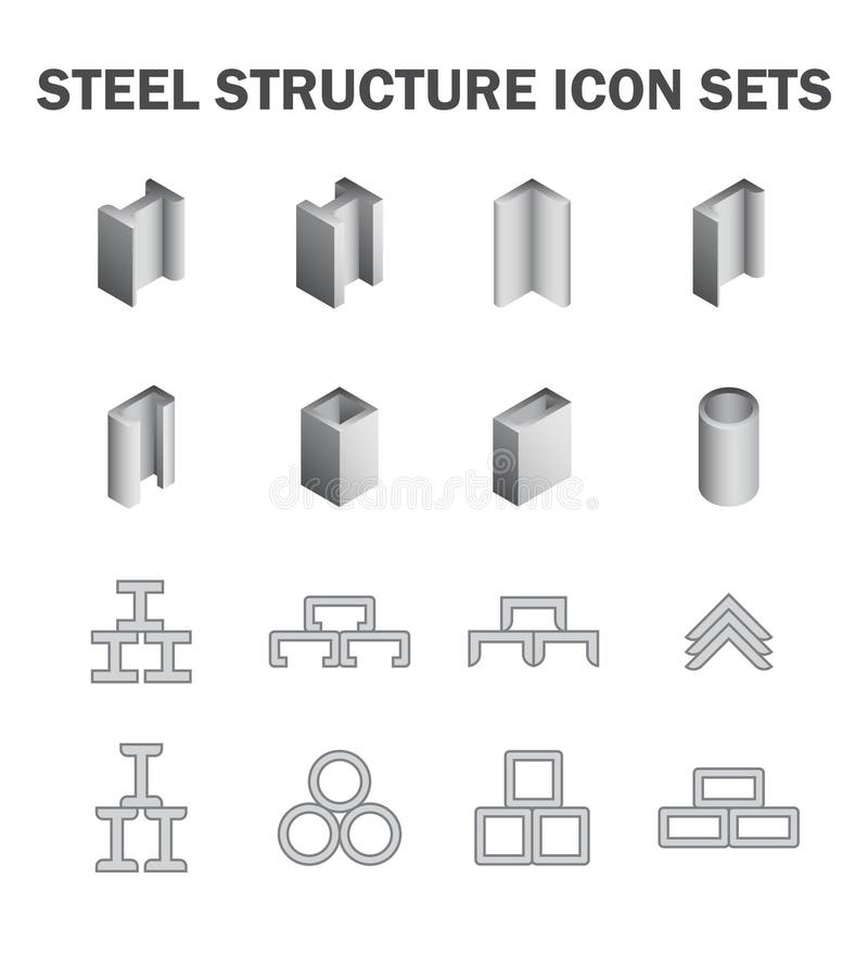 Isometric beams stock illustration. Illustration of reinforced - 59876841