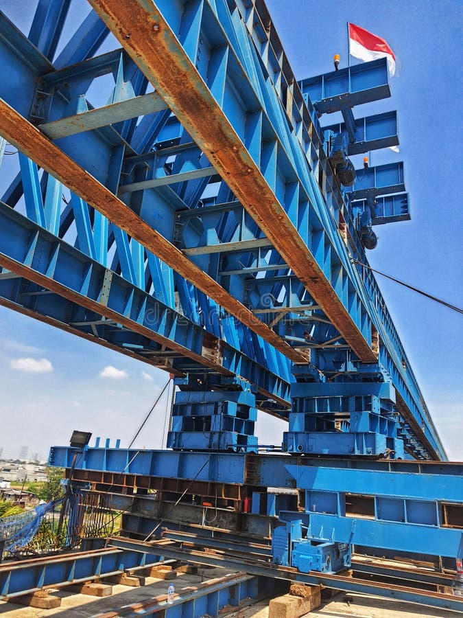 This is the Steel Structure of a Launcher Gantry that Will Be Used for ...