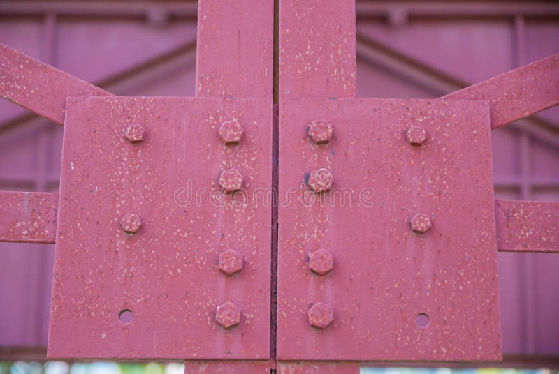 Steel Structure, the Structure of Steel Signs Stock Image - Image of ...
