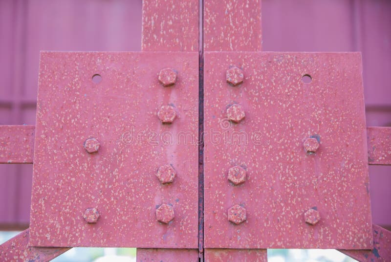 Steel Structure, the Structure of Steel Signs Stock Image - Image of ...