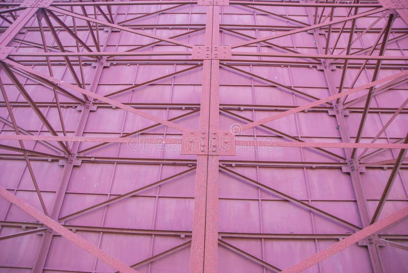 Steel Structure, the Structure of Steel Signs Stock Image - Image of ...
