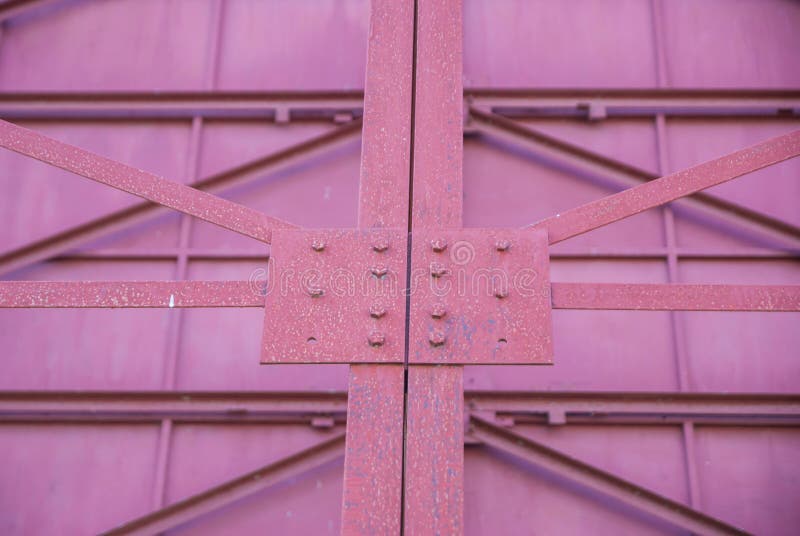 Steel Structure, the Structure of Steel Signs Stock Image - Image of ...