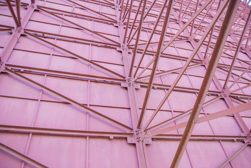 Steel Structure, the Structure of Steel Signs Stock Image - Image of ...