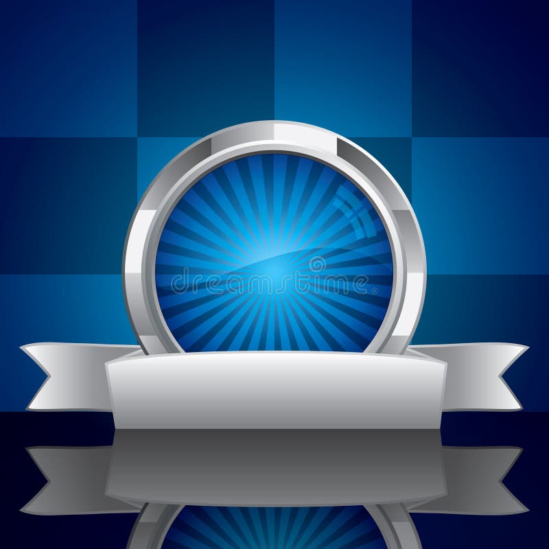 Steel Style Security Shield Stock Vector - Illustration of decoration ...