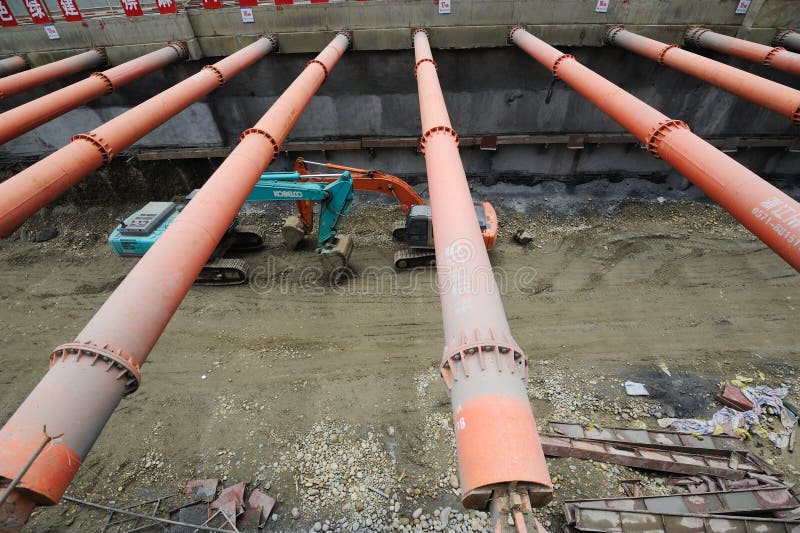 Steel support structure editorial stock image. Image of block - 25706234