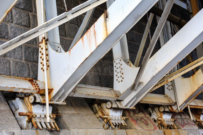 Bridge support bearings stock image. Image of engineering - 30298667