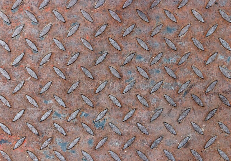 Steel Surface Plates Non Slip Pattern. Stock Photo - Image of durable ...