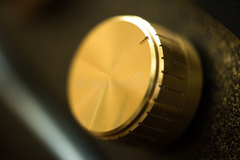 Steel Switch, Old Metal Vintage Amplifier Button Stock Photo - Image of ...