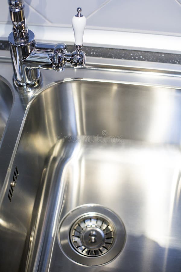 Steel Taps for the Bathroom Stock Photo - Image of domestic, faucet ...