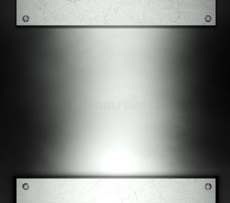 Steel Template with Copy Space Metal Background Stock Image - Image of ...