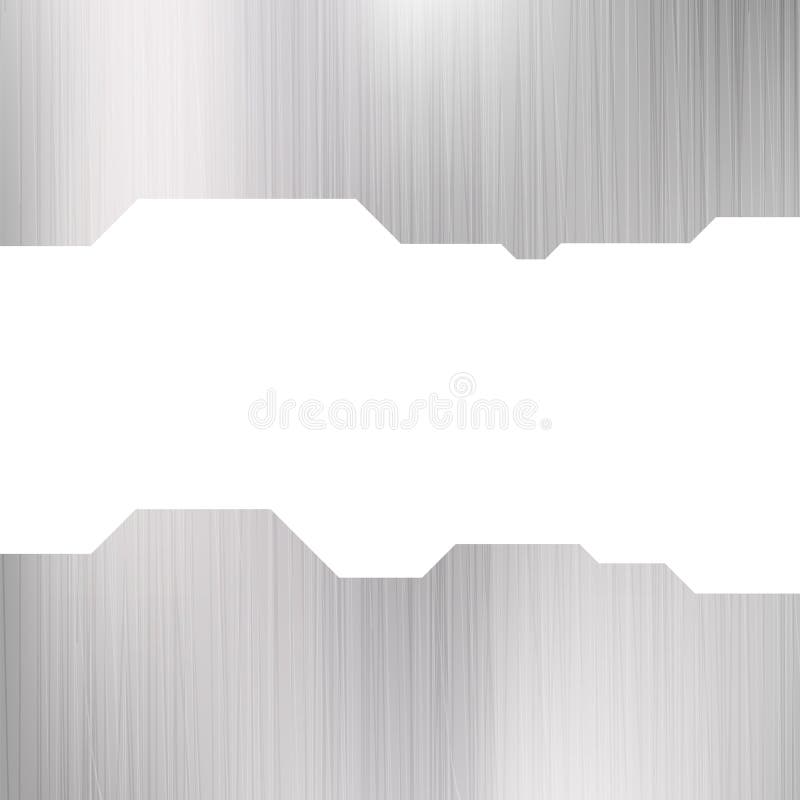Steel Texture Background. Metal Square Banner Template Stock Vector ...