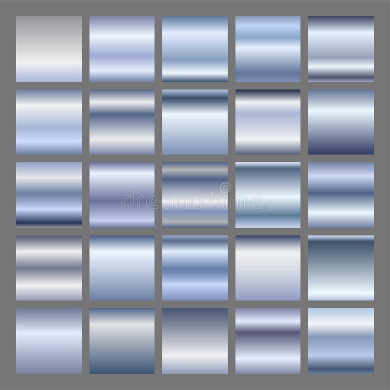 Steel Texture Gradient Background Vector Set Stock Vector ...