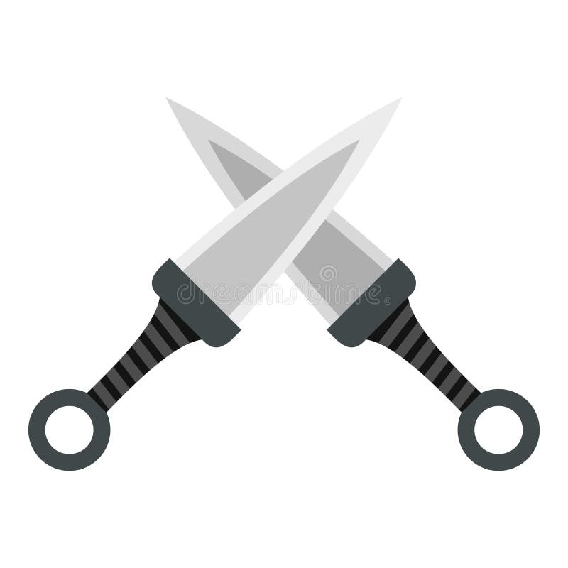 Steel Throwing Knives Icon Isolated Stock Vector - Illustration of history, poisonous: 90964448