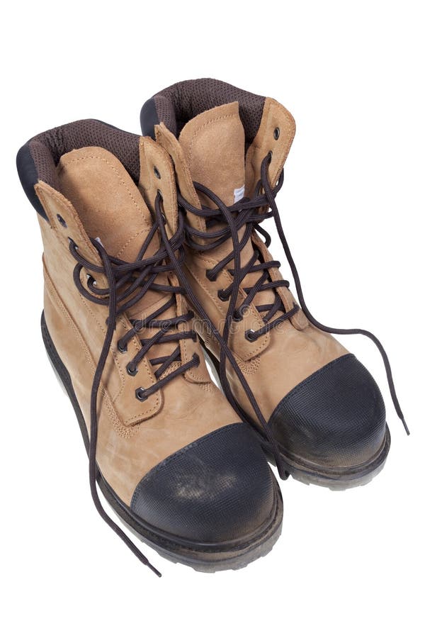 Steel toe boots stock photo. Image of heavy, leather - 12661032