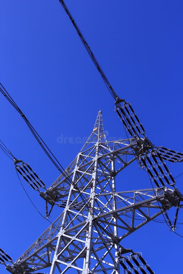 Steel tower stock photo. Image of tower, connection, electricity - 35907508