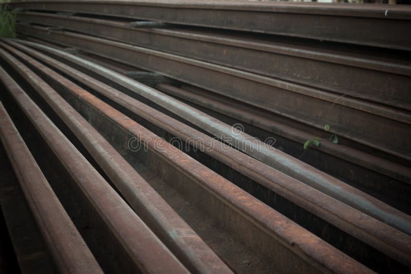 Steel tracks stock photo. Image of travel, industrial - 77018216
