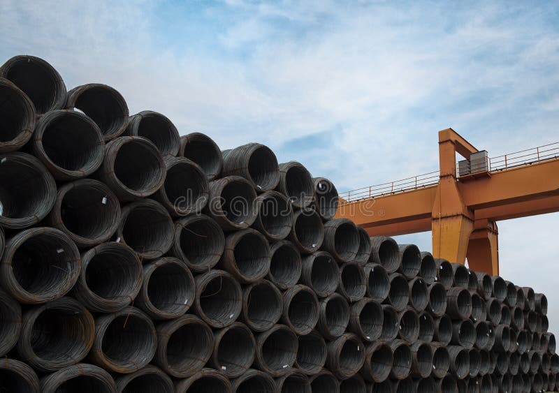 Steel trading market stock photo. Image of equipment - 130239146